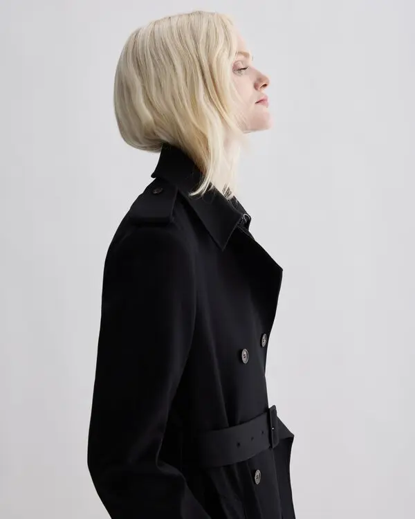 Veronica De Piante Amara Cotton Trench Coat