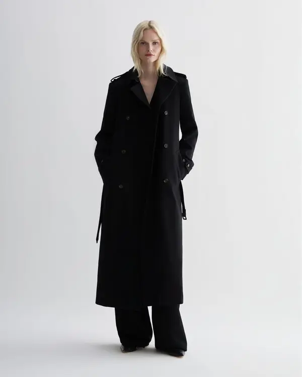 Veronica De Piante Amara Cotton Trench Coat