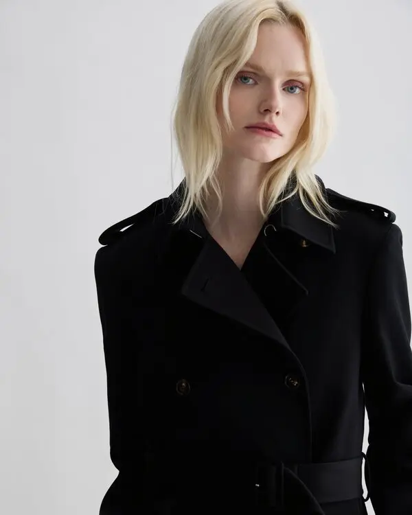 Veronica De Piante Amara Cotton Trench Coat