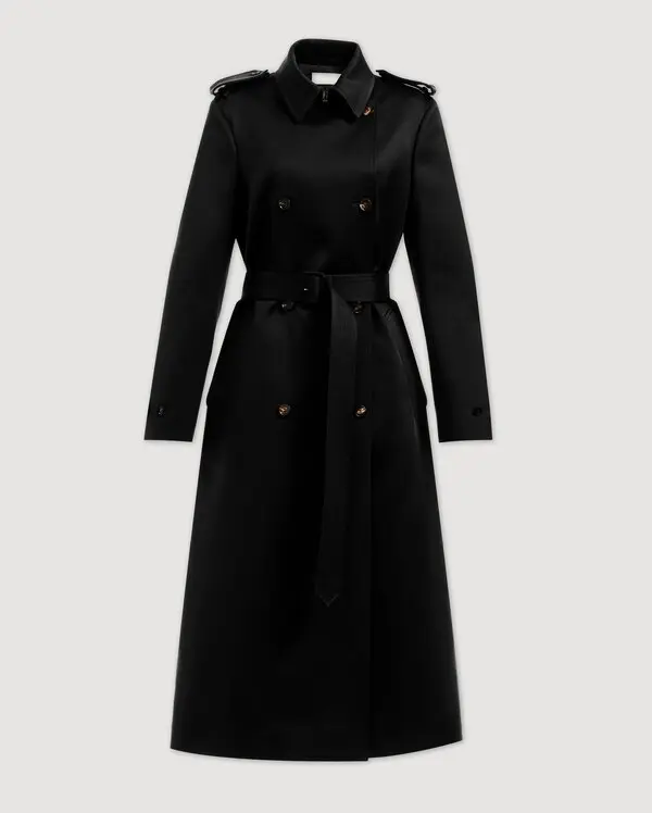 Veronica De Piante Amara Cotton Trench Coat
