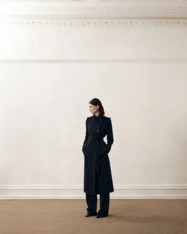 Veronica De Piante Amara Cotton Trench Coat