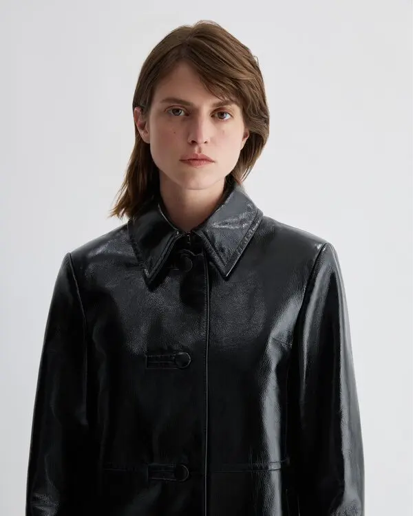 Veronica De Piante Jess Leather Jacket - Black