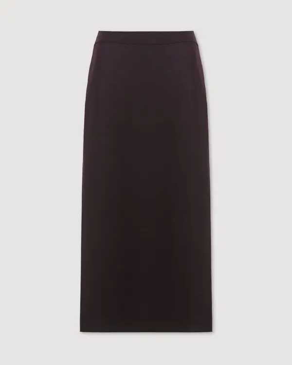 Veronica De Piante Caterina Silk Knit Skirt