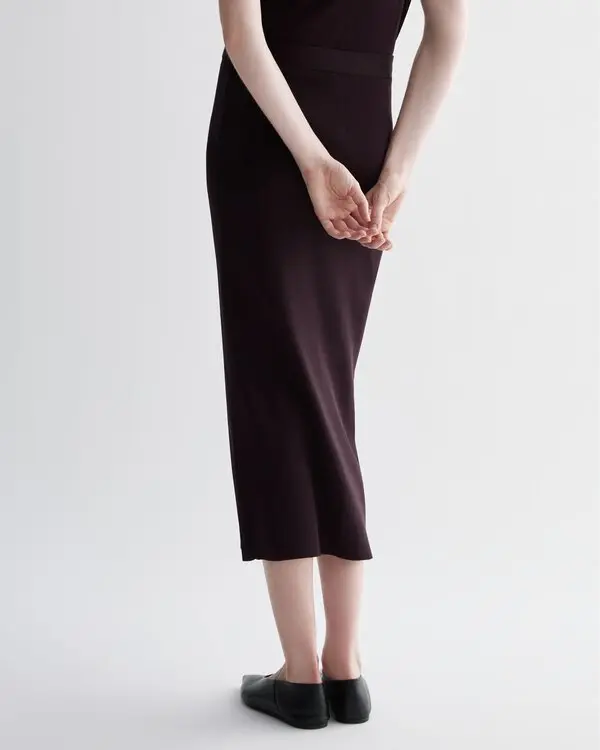 Veronica De Piante Caterina Silk Knit Skirt