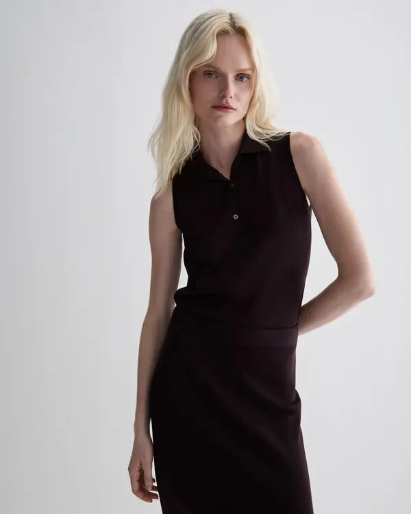 Veronica De Piante Caterina Silk Knit Skirt