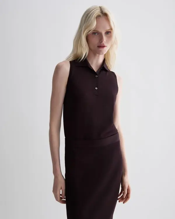 Veronica De Piante Caterina Silk Knit Skirt
