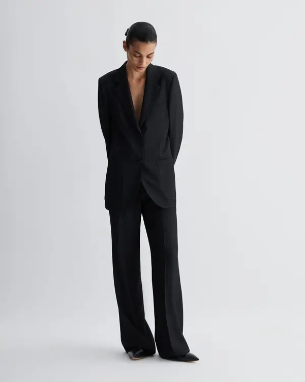 Veronica De Piante Taylor Trouser In Silk