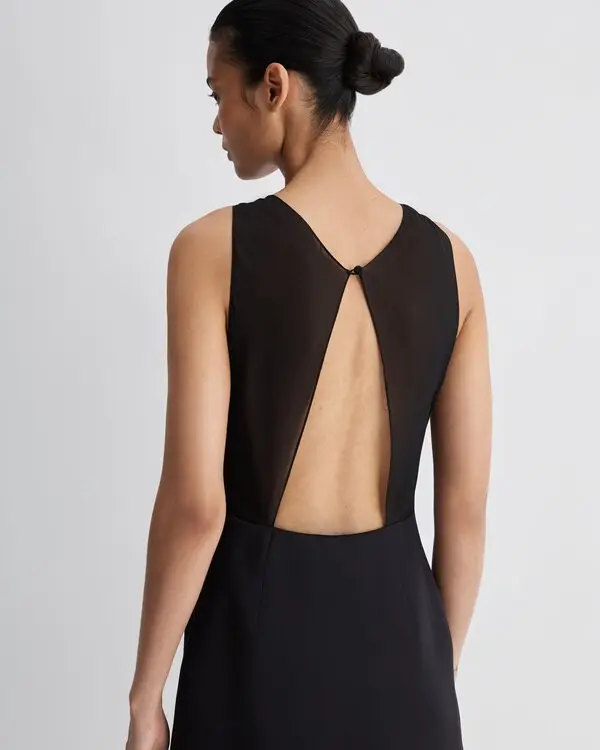 Veronica De Piante Soren A-line Silk Dress
