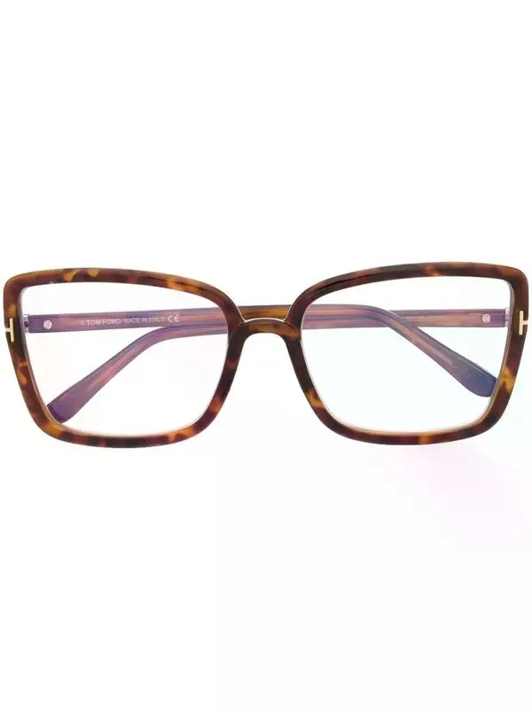 TOM FORD Square-frame Optical Glasses - Brown