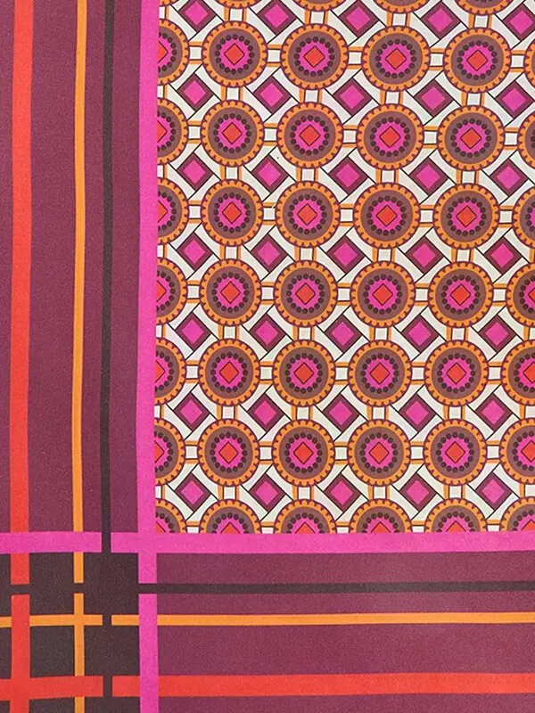 Malìparmi Geometric-pattern Silk Scarf
