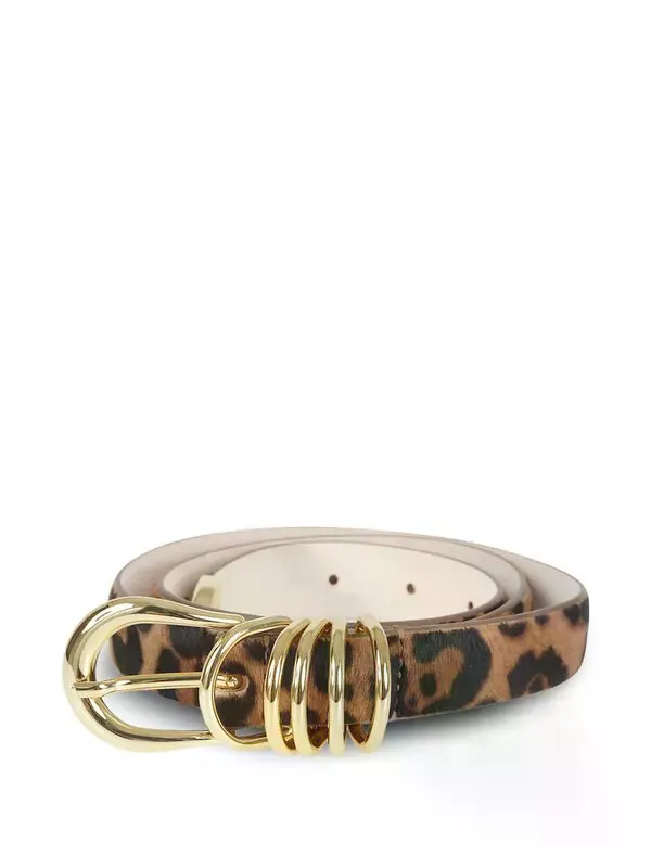 DEHANCHE Holly Leopard-print Belt - Brown