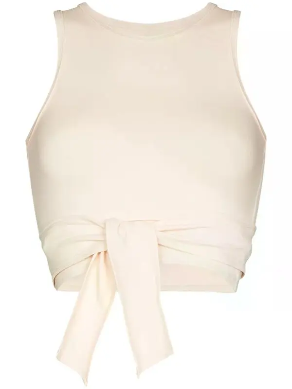 Live The Process Tie-detail Performance Top