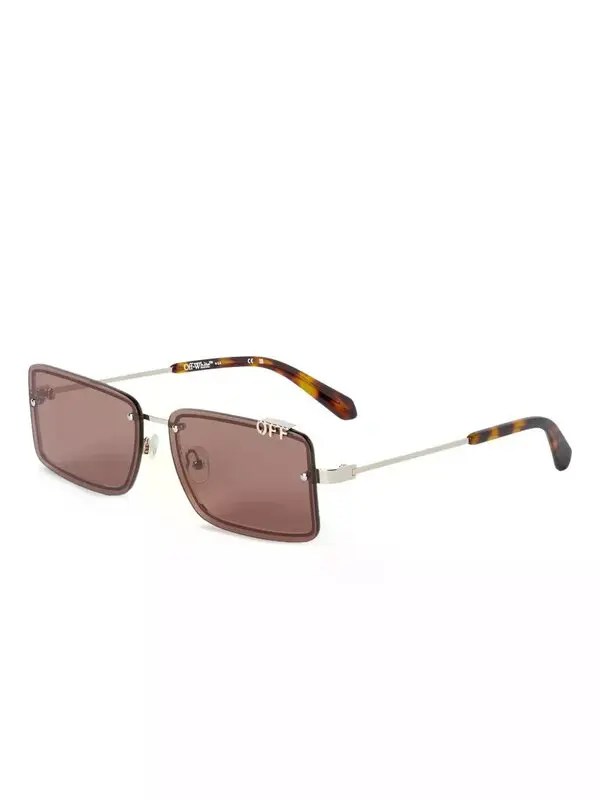 Off-White Tampa Square Sunglasses - Silver