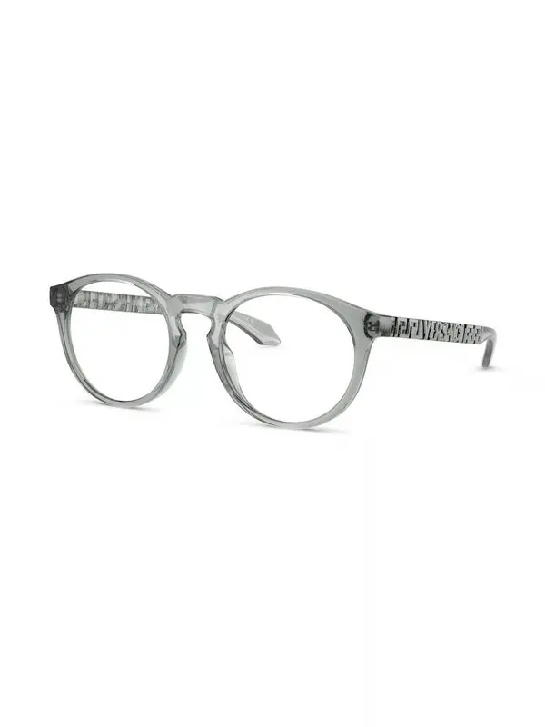 Versace Round-frame Eyeglasses - Grey