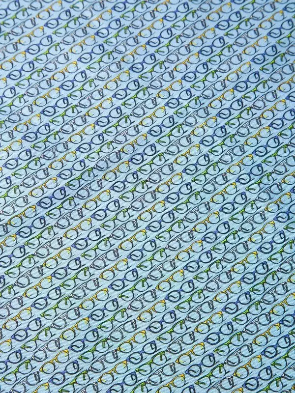 FEFÈ Glasses Print Pocket Square