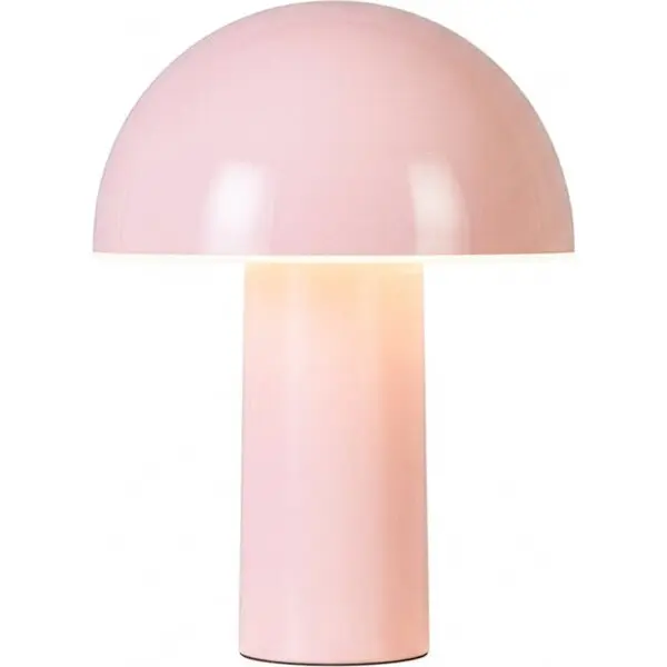 BRIGHTECH Celia 10" Portable Touch-controlled Outdoor Patio Mushroom Table Lamp - Pink