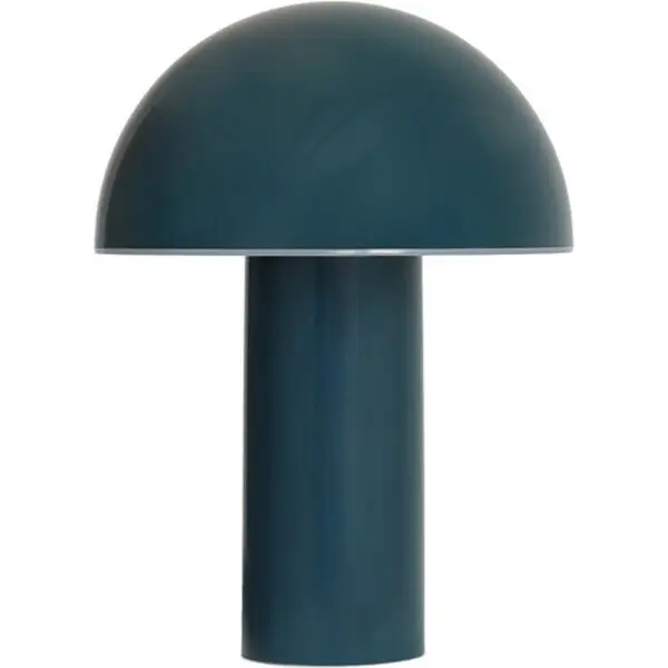 BRIGHTECH Celia 10" Portable Touch-controlled Outdoor Patio Mushroom Table Lamp - Teal