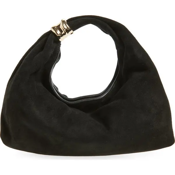 Madewell Suede Ring Pouch - True Black