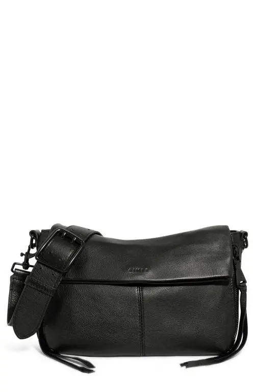 AIMEE Bali Double Entry Crossbody Bag - Black