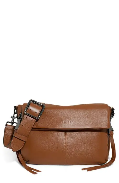 AIMEE Bali Double Entry Crossbody Bag - Chestnut