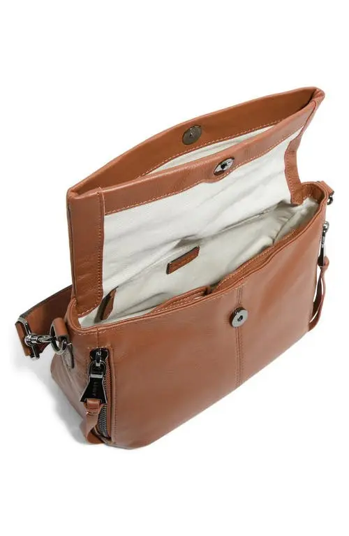 AIMEE Bali Double Entry Crossbody Bag - Chestnut