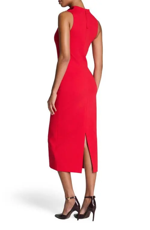 Spanx Ponte Sleeveless Midi Dress - Spanx Red