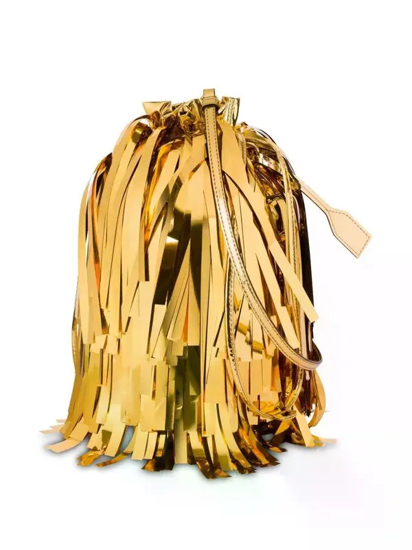 Moschino Fringed Bucket Bag