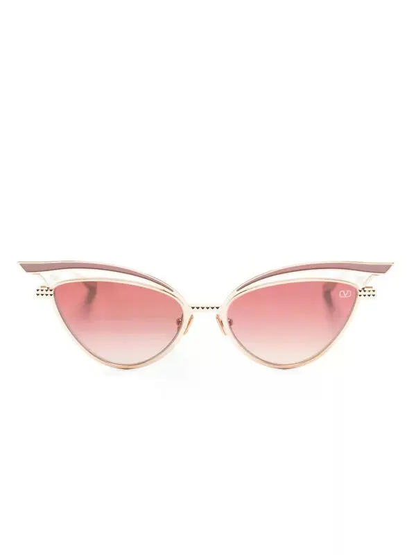 Valentino Garavani Cat-eye Gradient Sunglasses - Gold
