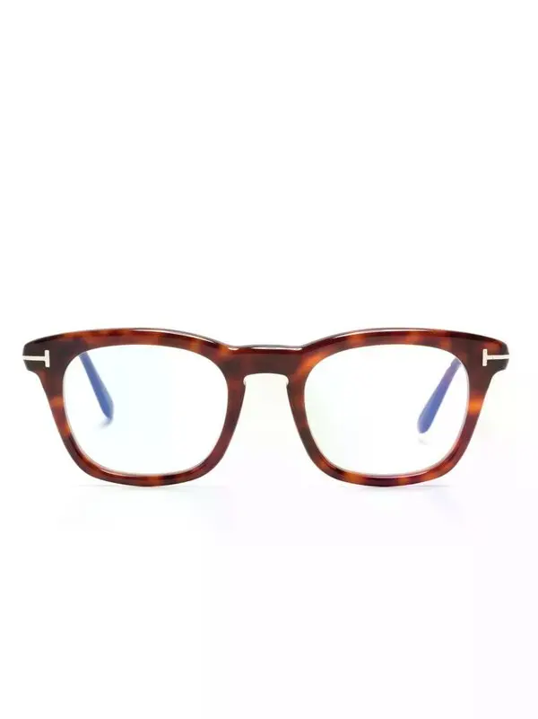 TOM FORD Square-frame Glasses - Brown