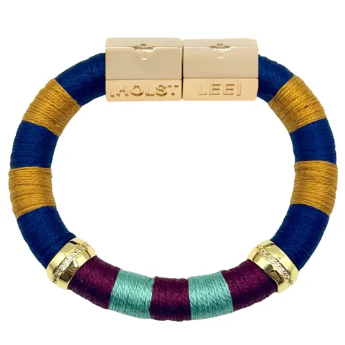 HOLST+LEE Colorblock Bangle Bracelet - Rugby