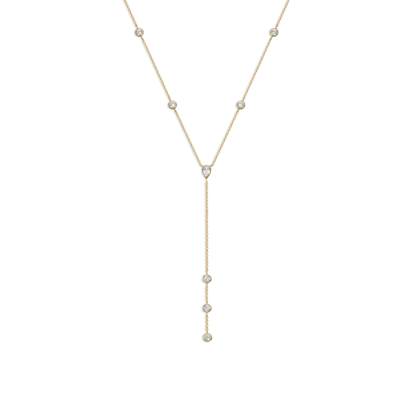 ELECTRIC PICKS Castles Lariat Necklace - Gold