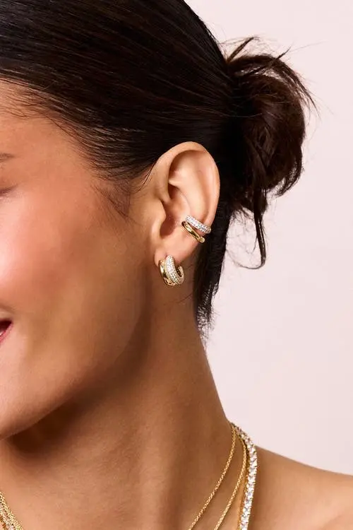 ELECTRIC PICKS Tribeca Earrings And Scout Ear Cuff Set Of 2