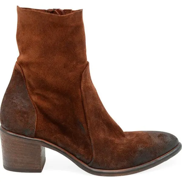 MADISON MAISON Leather Ankle Boots - Tan