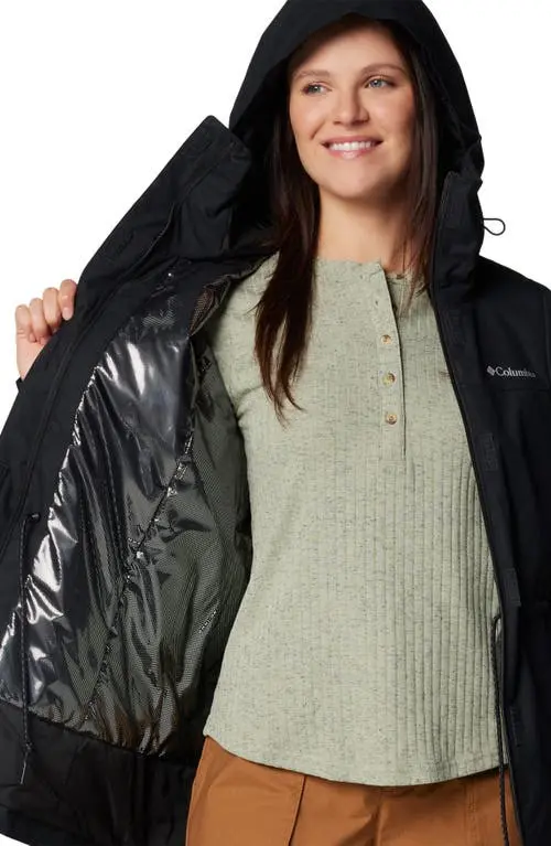 Columbia Hikebound™ Ii Long Insulated Rain Jacket - Black