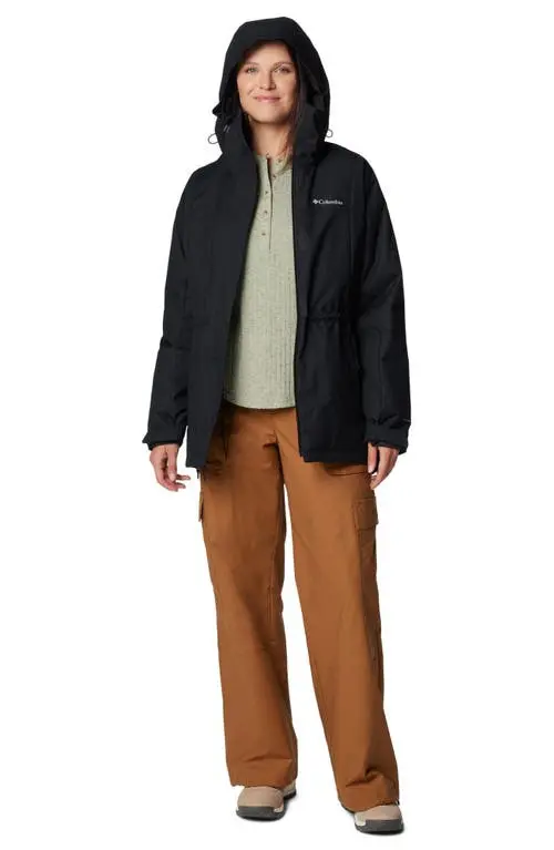 Columbia Hikebound™ Ii Long Insulated Rain Jacket - Black