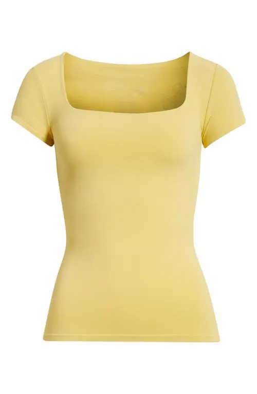 Free People Clean Lines Baby T-shirt - Sicilian Yellow