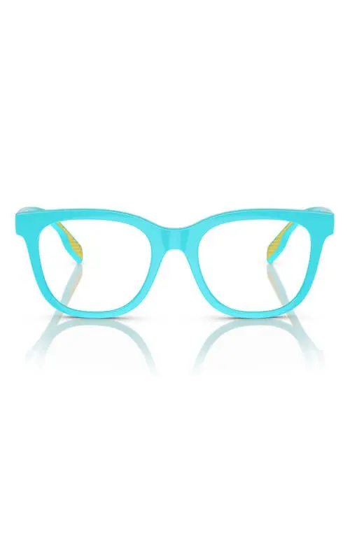 Burberry 47mm Small Square Optical Glasses - Turquoise/demo Lens