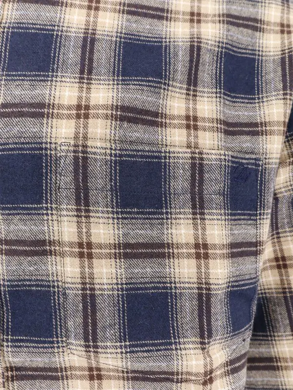 DUNST Flannel Shirt - Blue