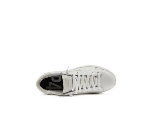 P448 Thea Platform Sneakers - White/metallic