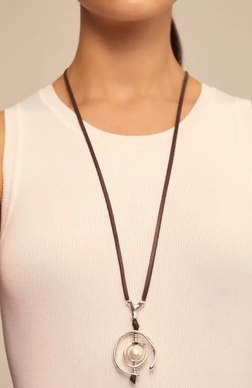 UNODE50 Sterling-plated Charm Necklace