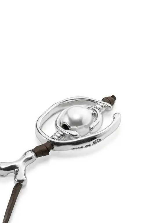 UNODE50 Sterling-plated Charm Necklace