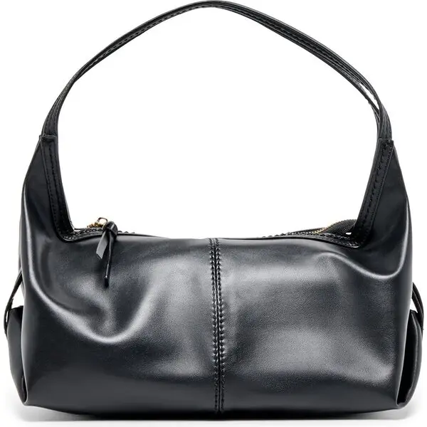 Dolce Vita Leather Shoulder Bag - Black