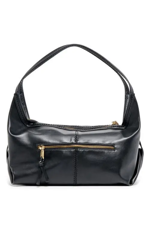 Dolce Vita Leather Shoulder Bag - Black