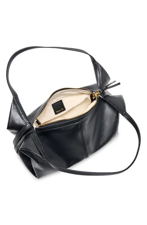 Dolce Vita Leather Shoulder Bag - Black