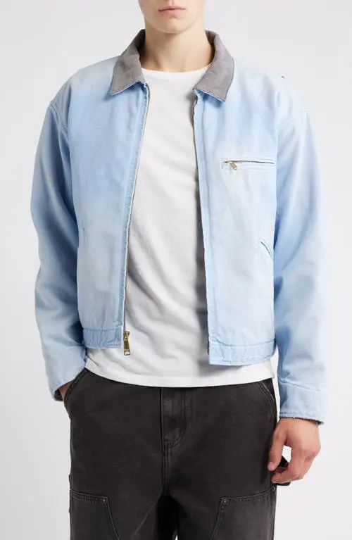 ELWOOD Petrol Canvas Jacket - Baby Blue