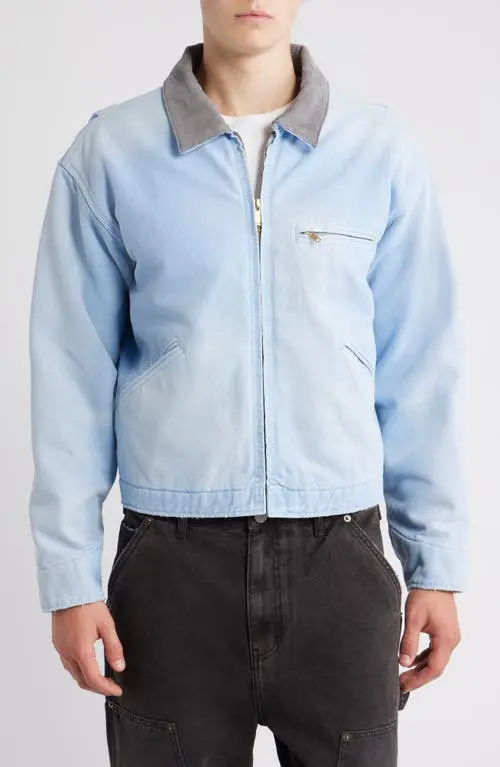 ELWOOD Petrol Canvas Jacket - Baby Blue