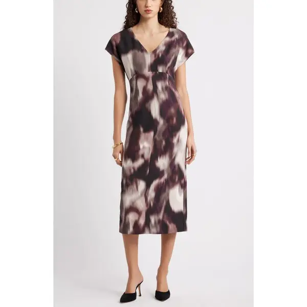 Nordstrom Print Midi Dress