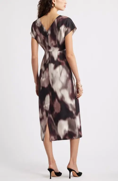 Nordstrom Print Midi Dress