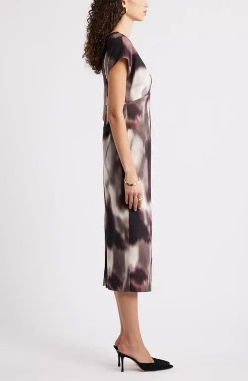 Nordstrom Print Midi Dress