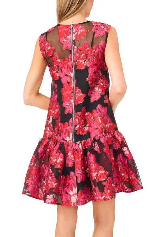Ted Baker London Floral Brocade Mini Dress